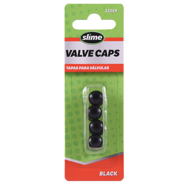 Black Plastic Tire Valve Caps | Slime – Slime Products