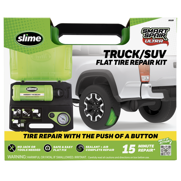 Smart Spair Ultra Truck/SUV Emergency Flat Tire Repair Kit | Slime ...