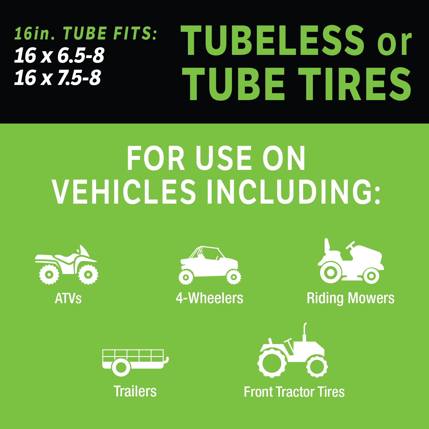 Lawn Mower & Tractor Self-Sealing Inner Tubes (16") | Slime – Slime ...