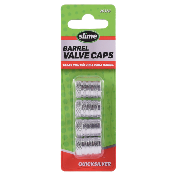 Quicksilver Barrel Tire Valve Caps | Slime – Slime Products